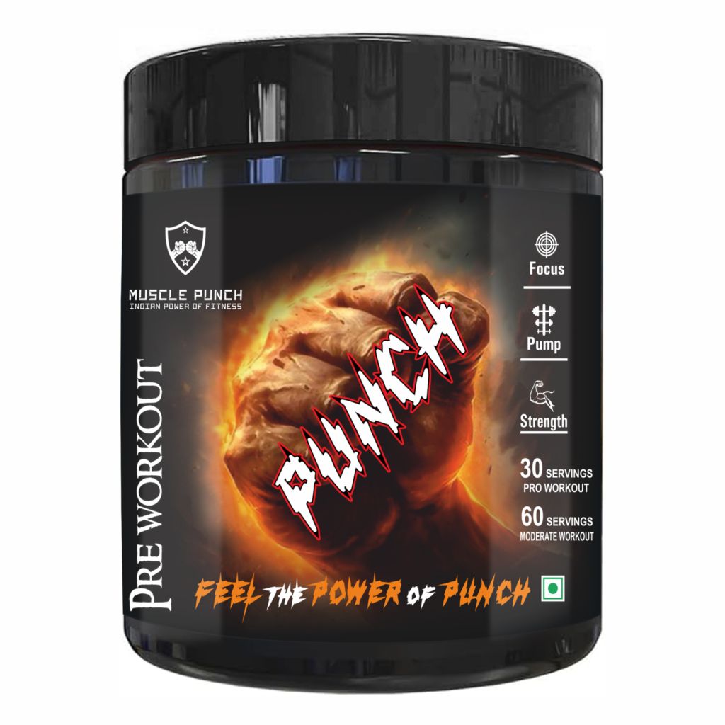 Muscle Punch Punch Pre Workout 255 Gram 60 Servings Supplement Powder ...